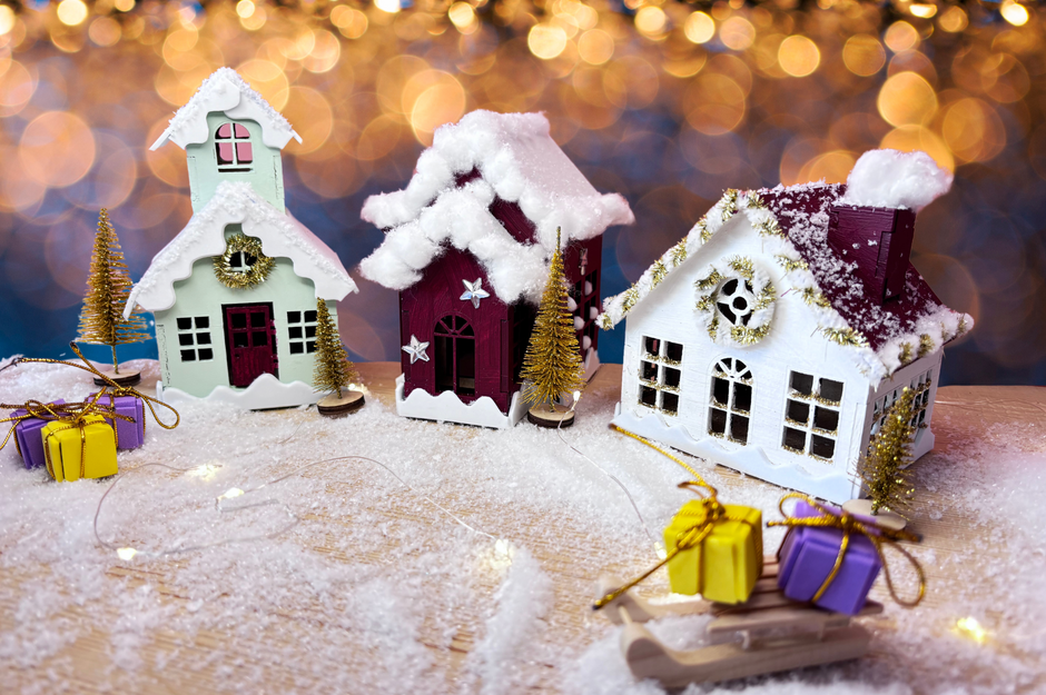 DIY Pakketten Kerst | Kersthuisjes | Kerstkaarten | Kerstkrans