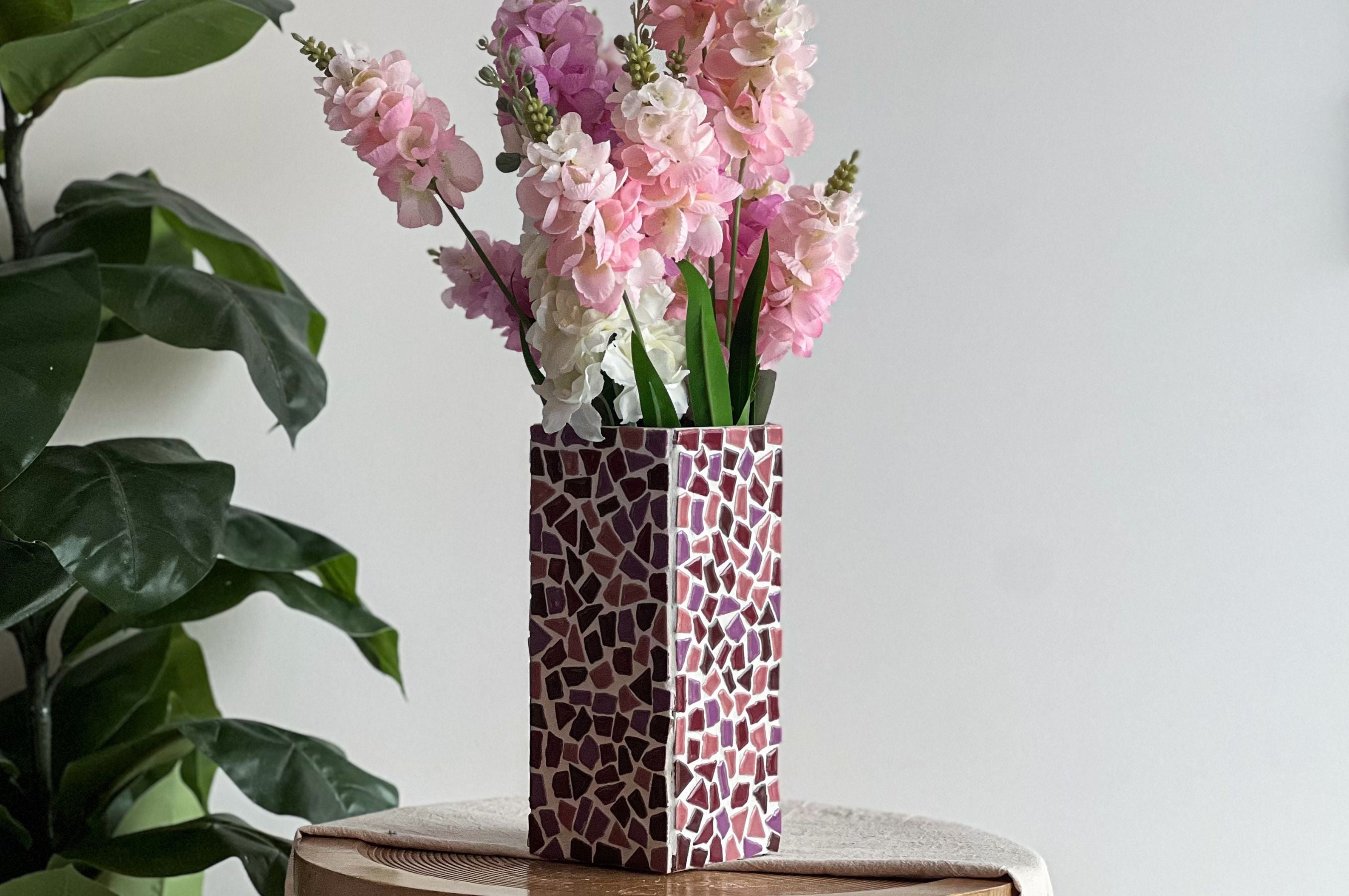 DIY Pakket Mozaïek Vaas | Knutselpakket volwassenen | Do it yourself